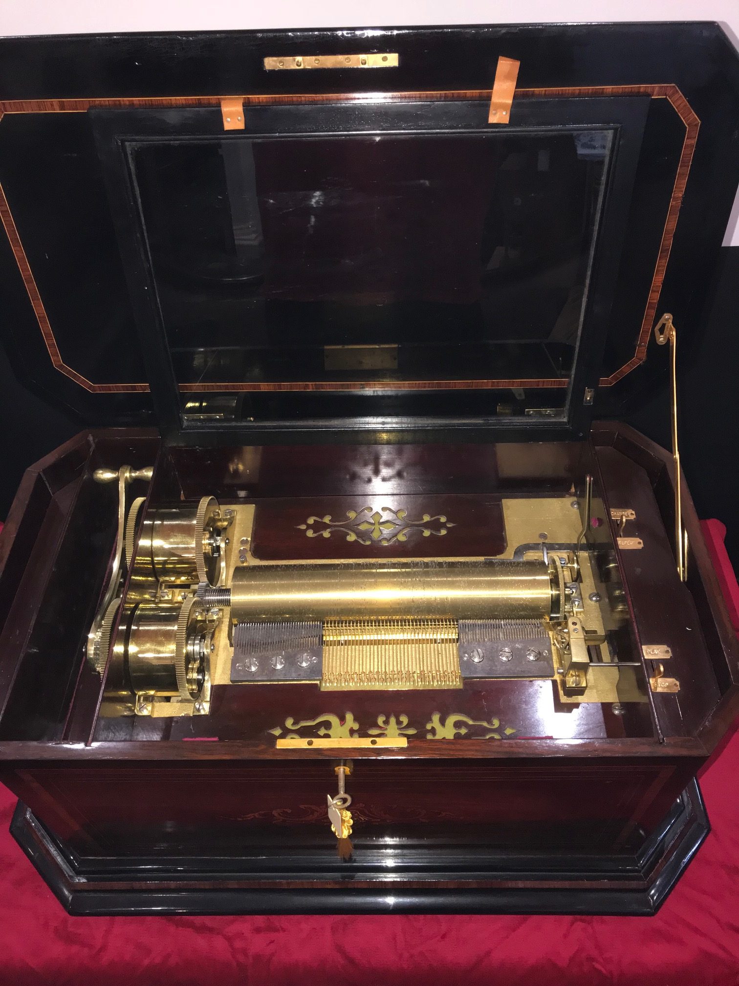 Organ and 6 Air Music Box 1880 – (Switzerland) – Mechanical Music ...